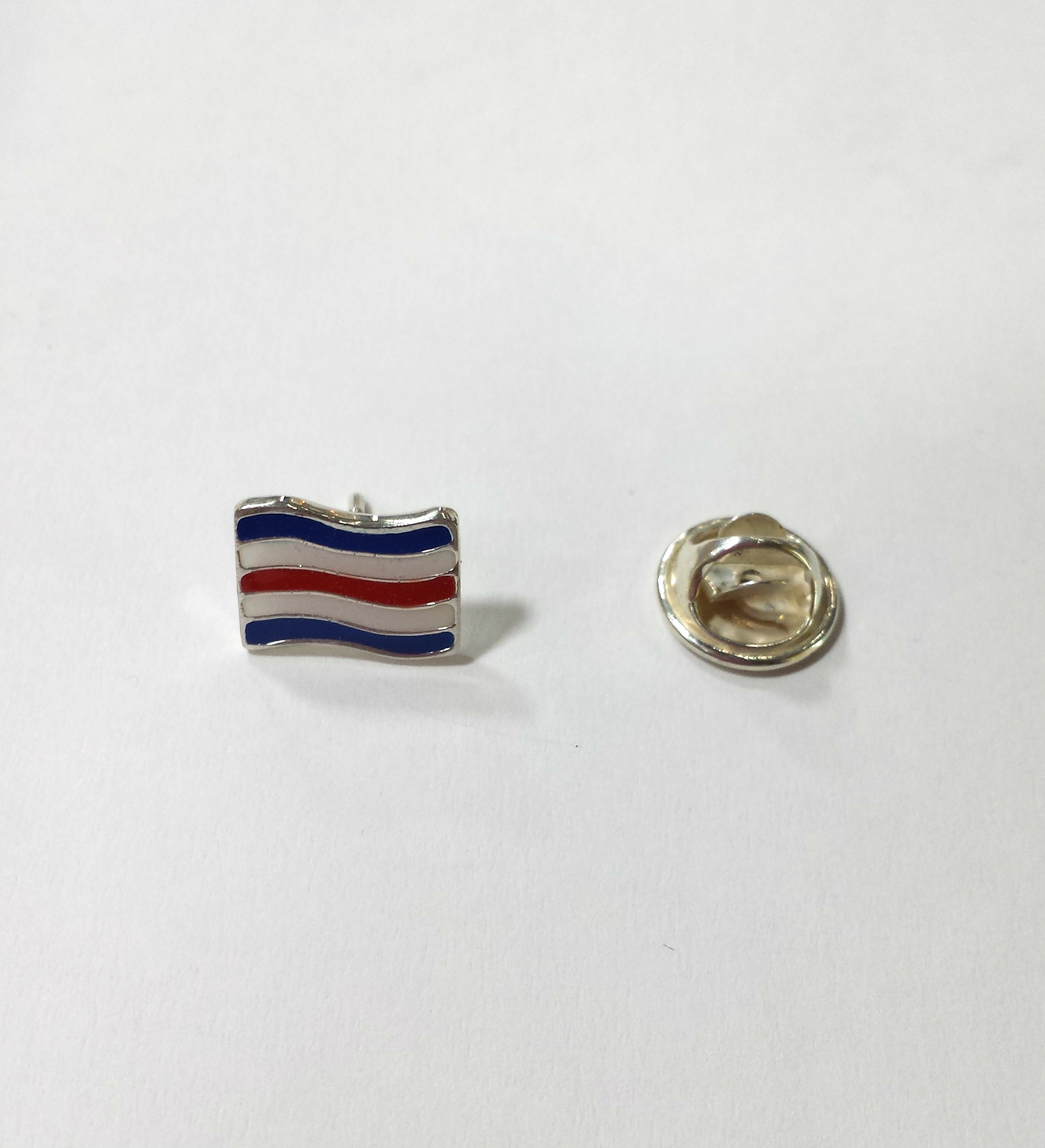 Pin Bandera Náutica Plata de Ley - Servan Joyeria Online